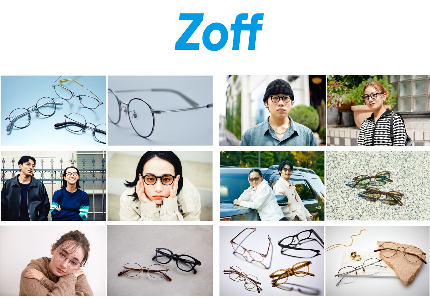 Zoff | ニュースレター・SNS・店頭POP用素材の撮影をディレクション